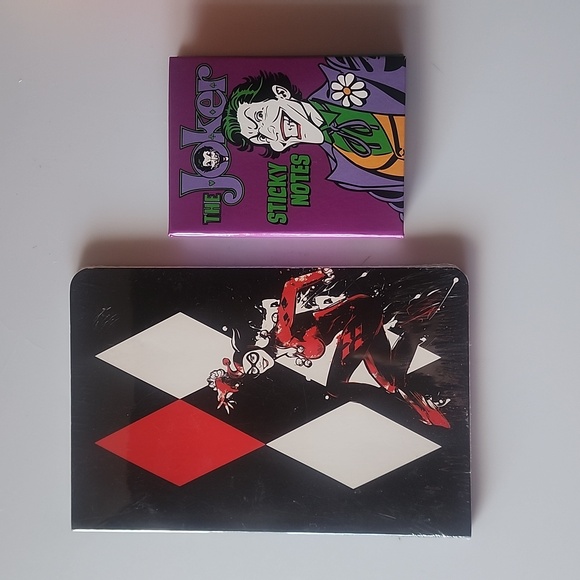 Harley Quinn | Other | New Harley Quinn Journal And The Joker Sticky ...
